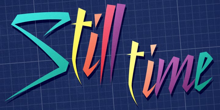 Still Time Font - UpFonts