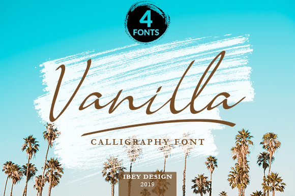 Vanilla Script Font - UpFonts