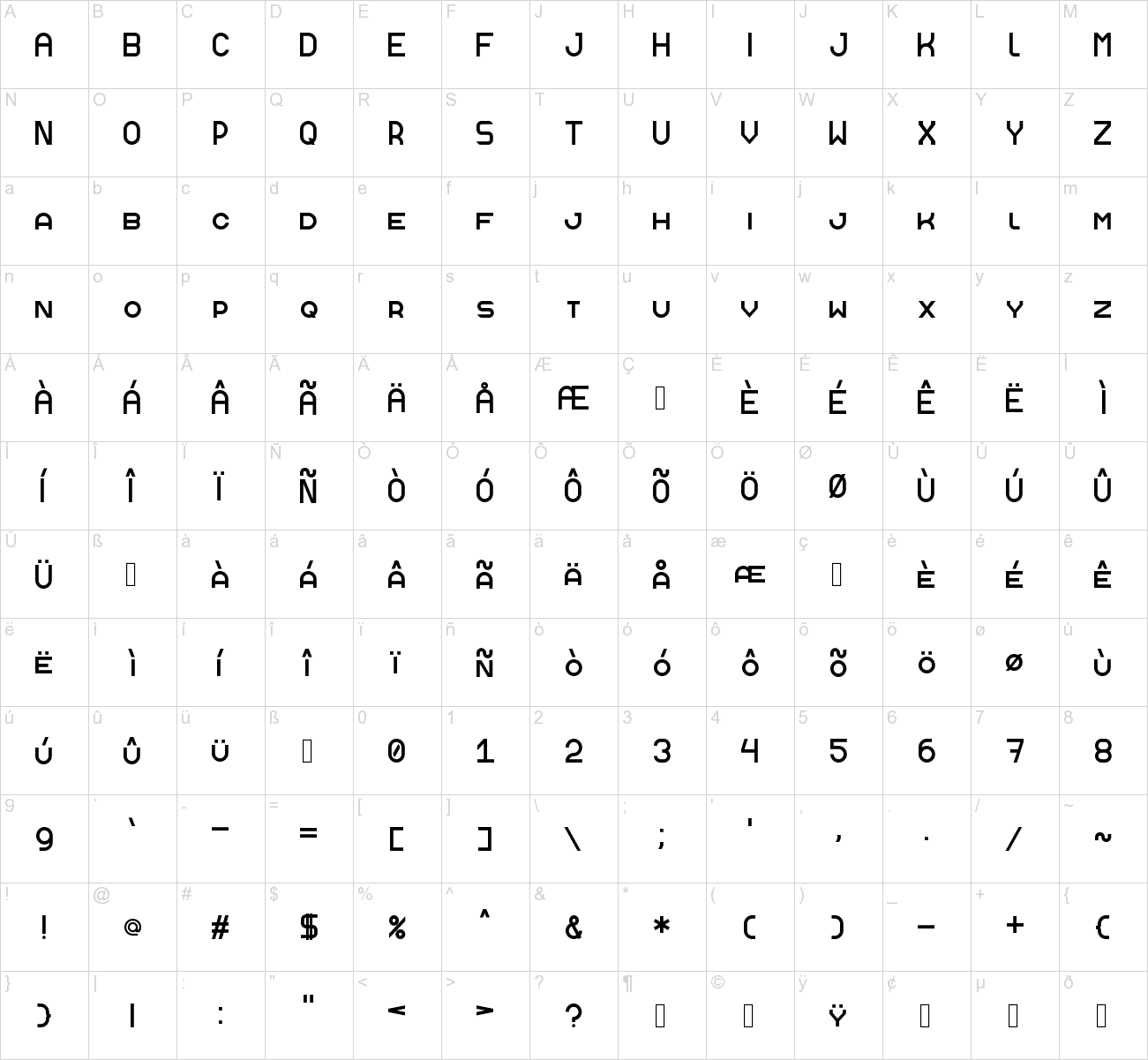 Anderson Font - UpFonts