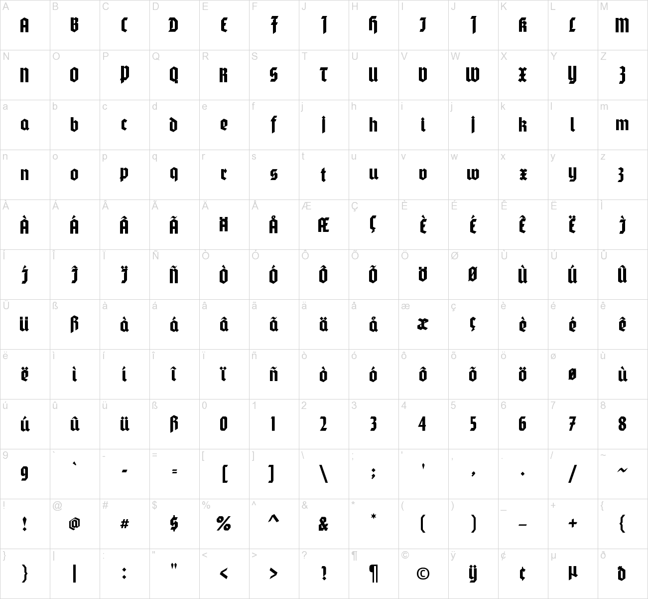 Autobahn Typeface - UpFonts