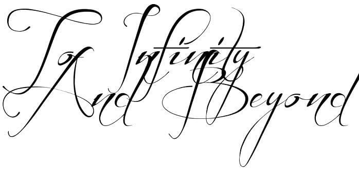 Beyond Infinity Font - UpFonts