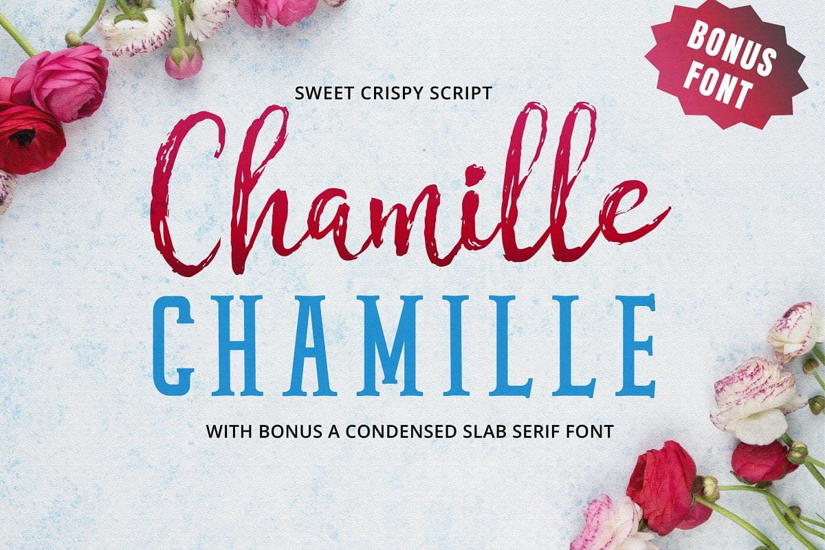 Chamille Sweet Script Font - UpFonts