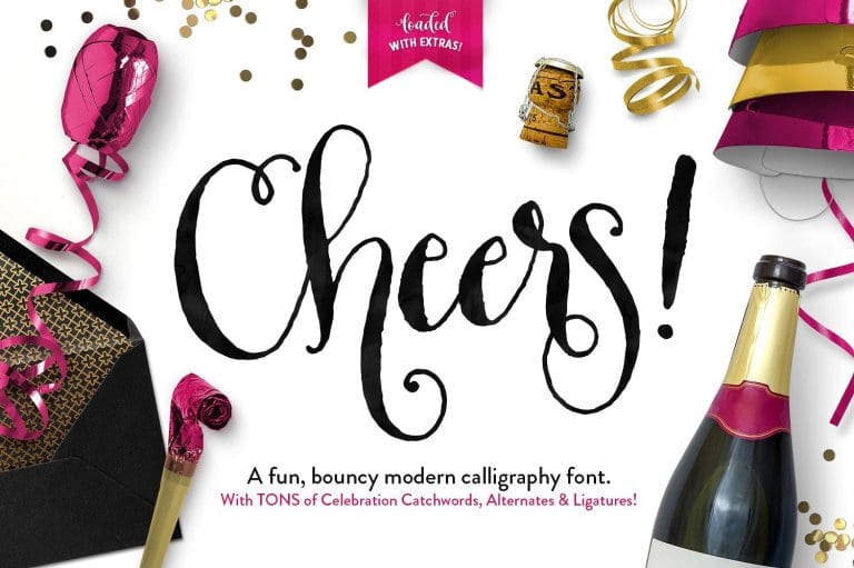 Cheers Script Font - UpFonts