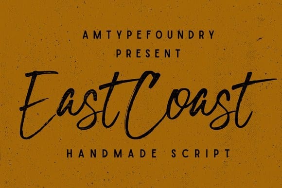 East Coast Script Font - Coastal Font - UpFonts