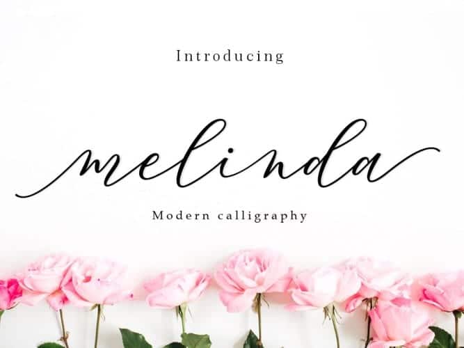 Melinda Script Font - UpFonts