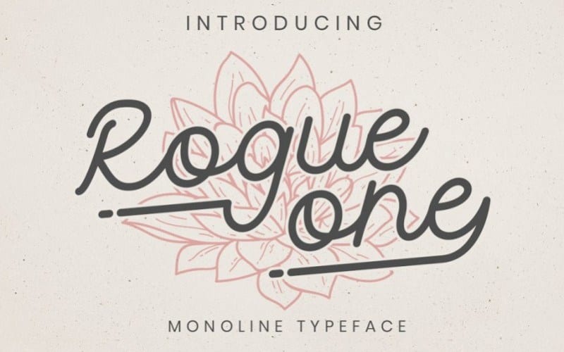 Rogue One Script Font - UpFonts