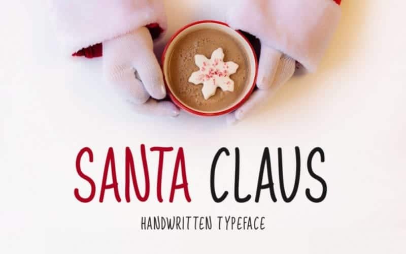 Santa Claus Script Font - UpFonts