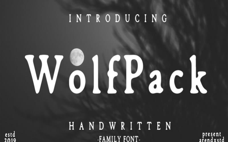 Wolfpack Display Font - UpFonts