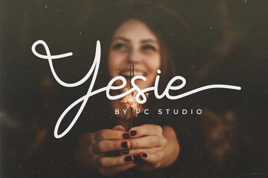 Yesie Script Font - Legible Script Fonts - UpFonts