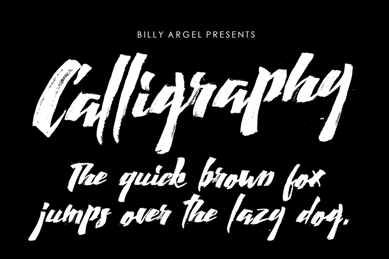 Calligraphy Brush Font - UpFonts
