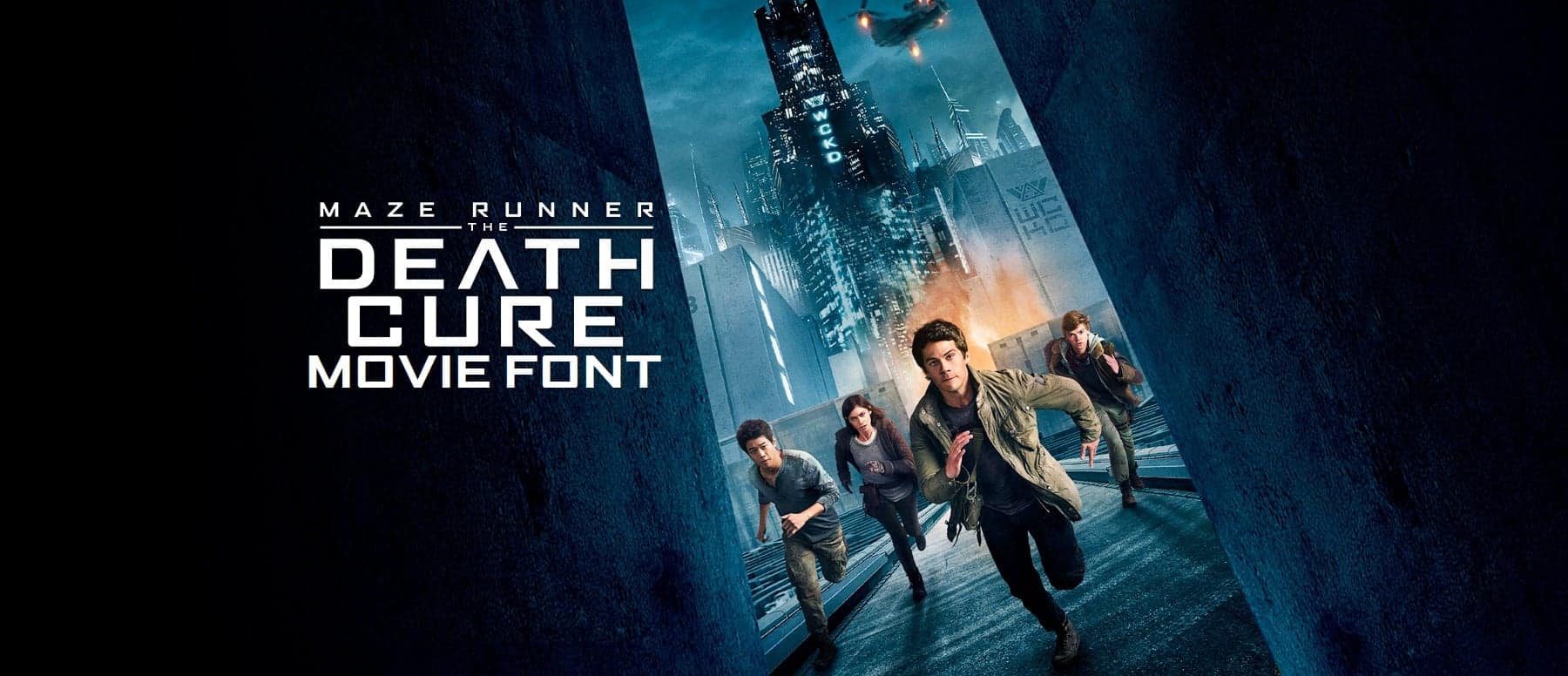 Maze Runner Font - Maze Runner: The Death Cure Font - UpFonts