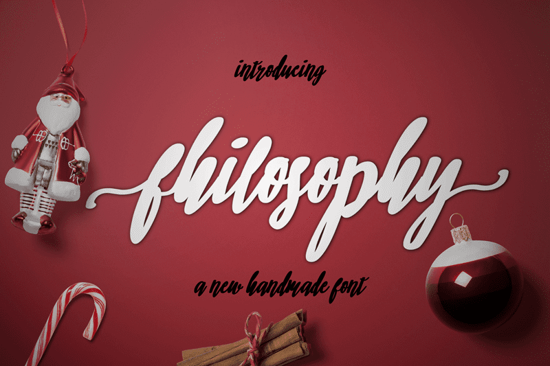 Philosophy Handwriting Font - UpFonts