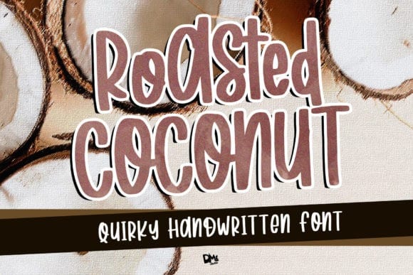 Roasted Coconut Script Font - UpFonts
