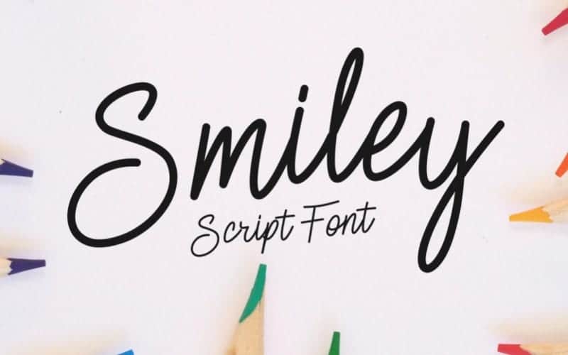 Smiley Handwritten Font - UpFonts