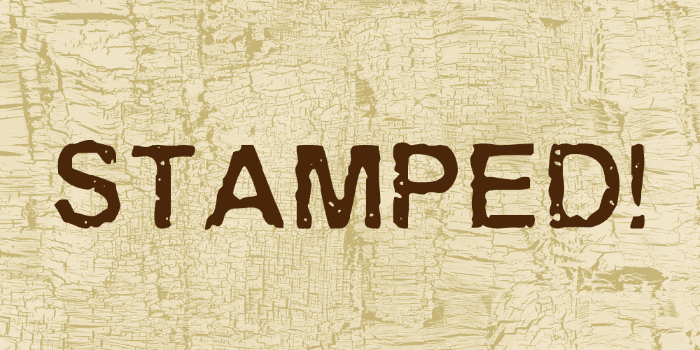 Stamped! Font - UpFonts