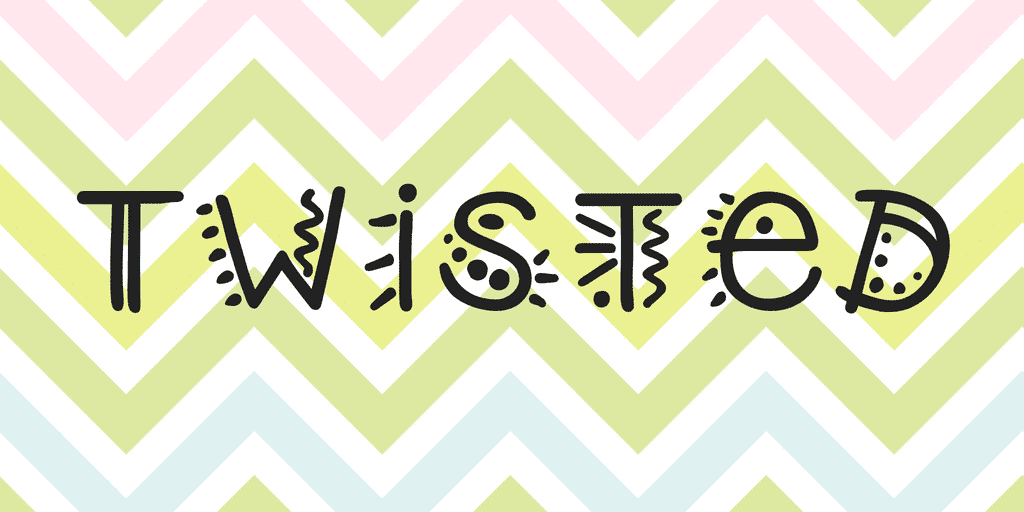 Twisted Font - UpFonts