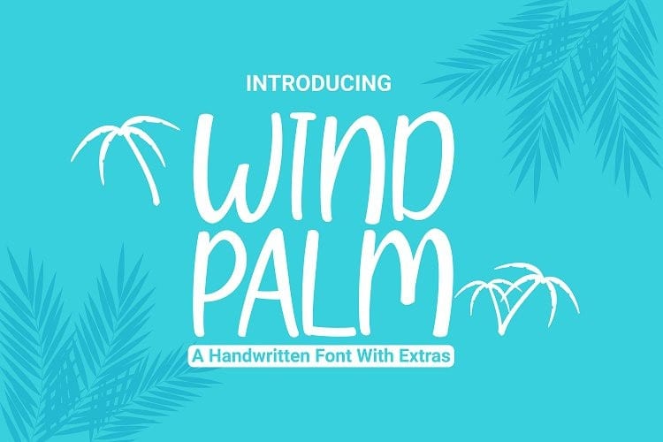 Wind Palm Script Font - UpFonts