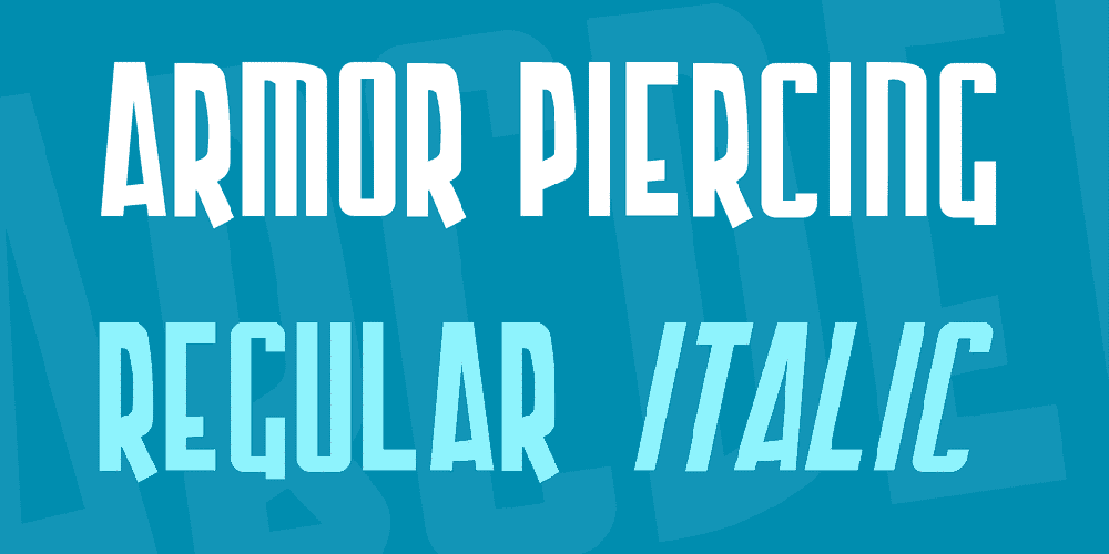 Armor Piercing Font - UpFonts