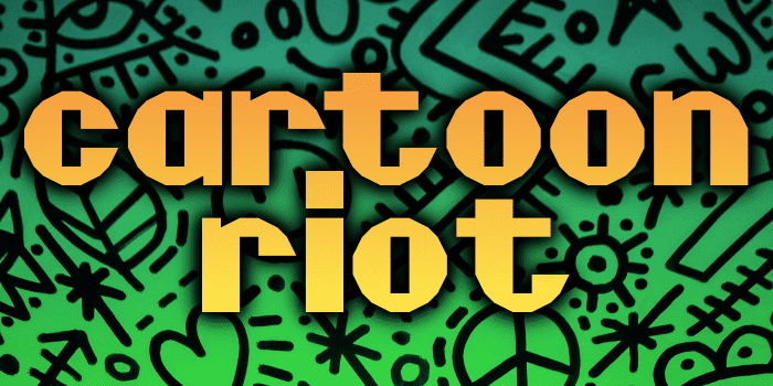 Cartoon Riot Font - UpFonts