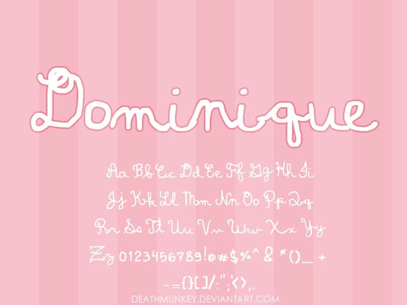 Dominique Font - UpFonts