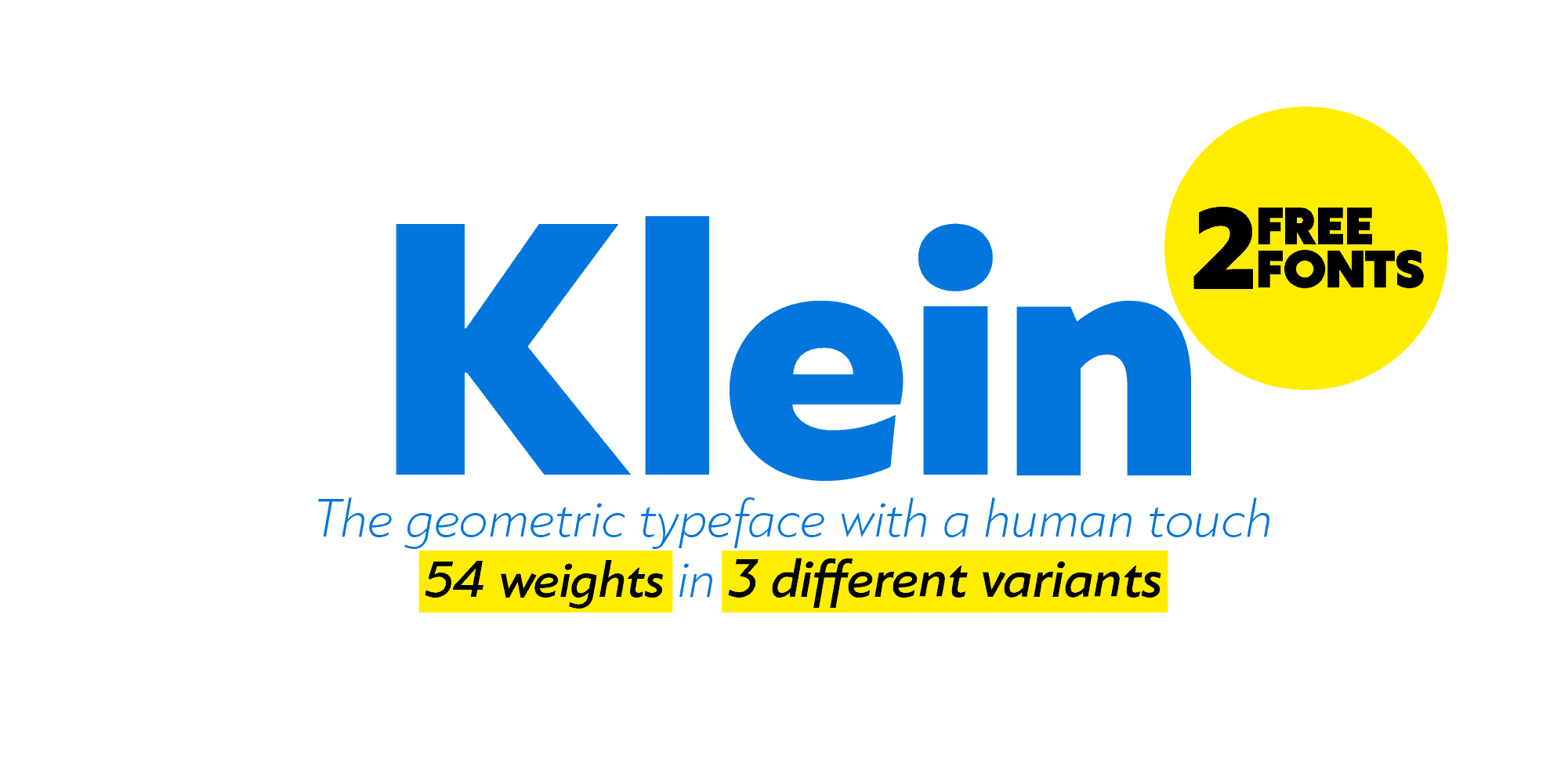 Klein Font - UpFonts