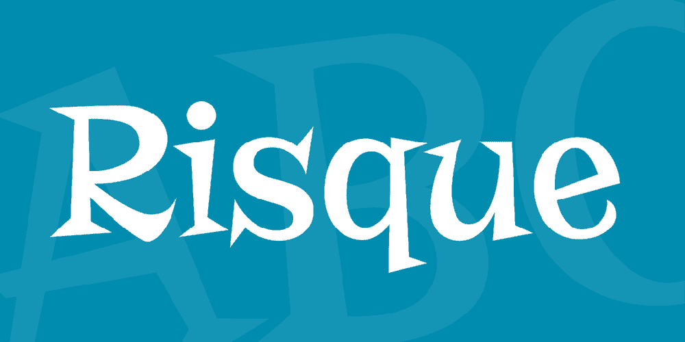 Risque Font - UpFonts