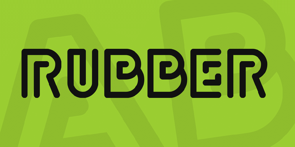 Rubber Font - UpFonts