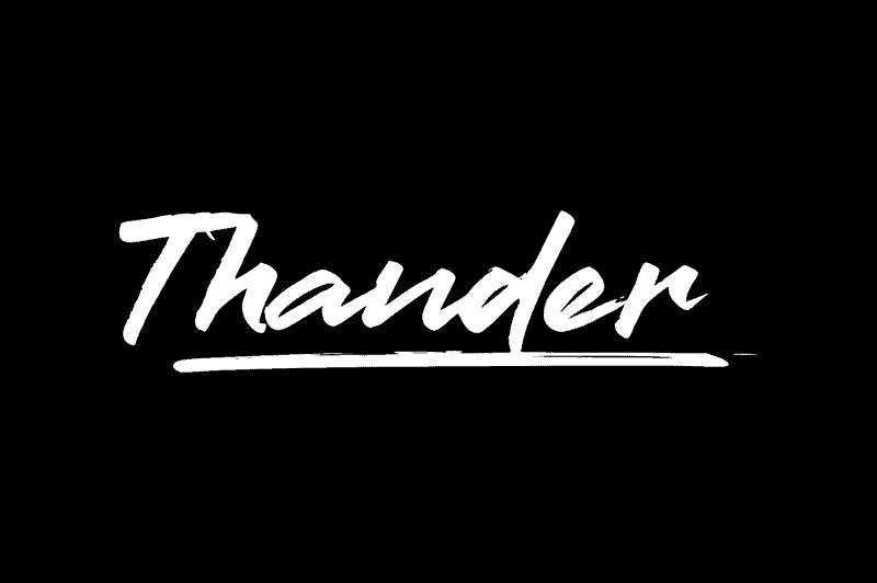 Thander Font - UpFonts
