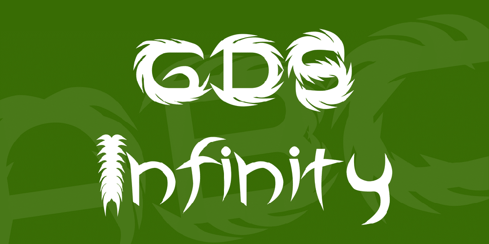 GDS Infinity Font - UpFonts