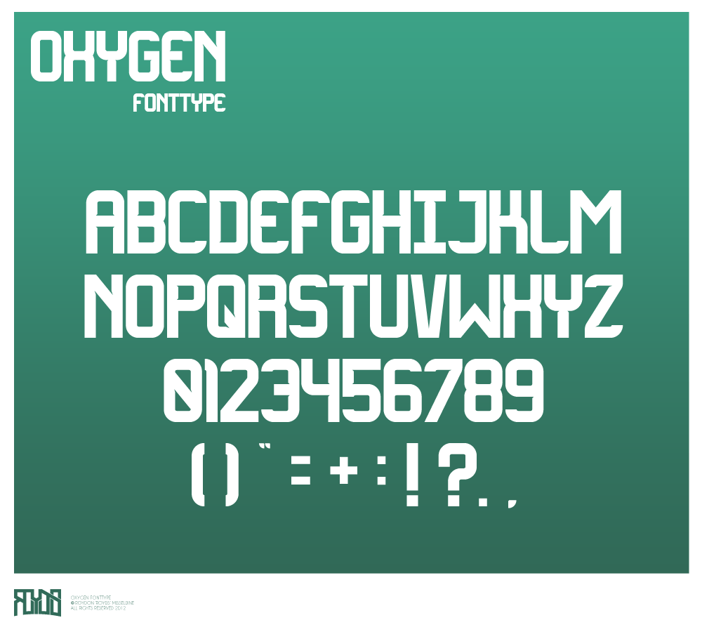 Oxygen Font - UpFonts