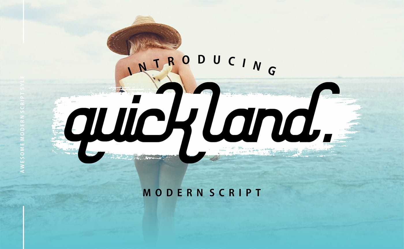 Quickland Font - UpFonts