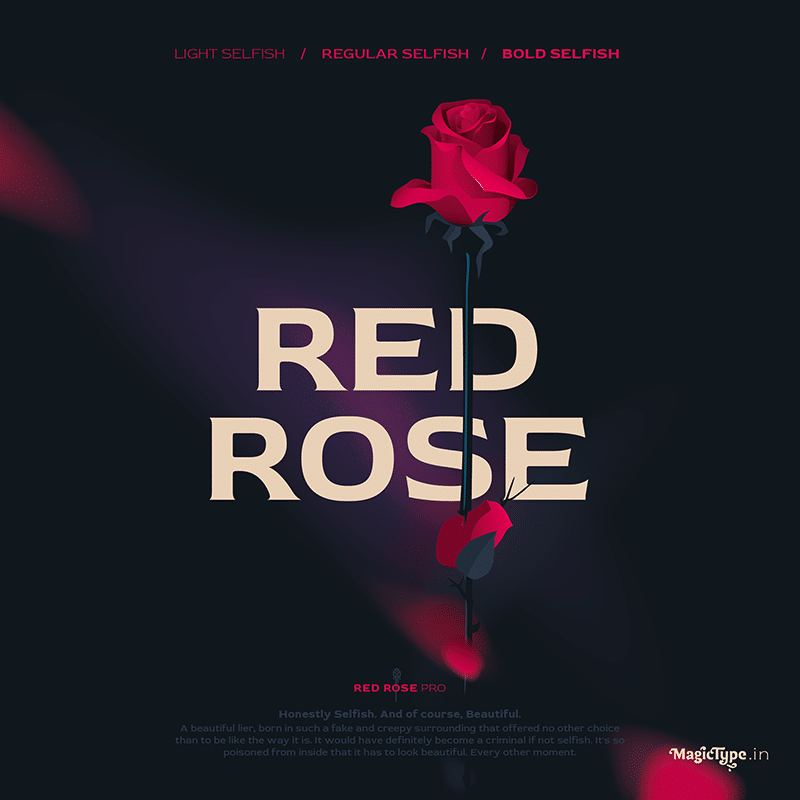 Red Rose Font - UpFonts