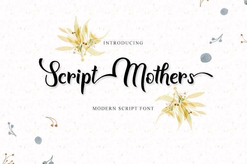 Script Mother Font - UpFonts