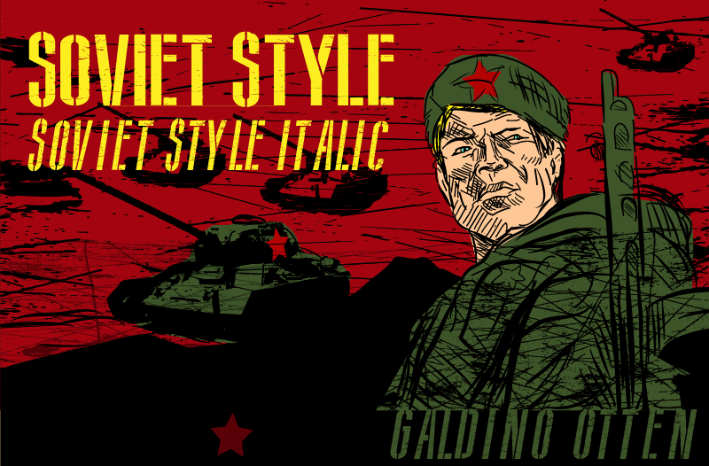 Soviet Style Font - UpFonts