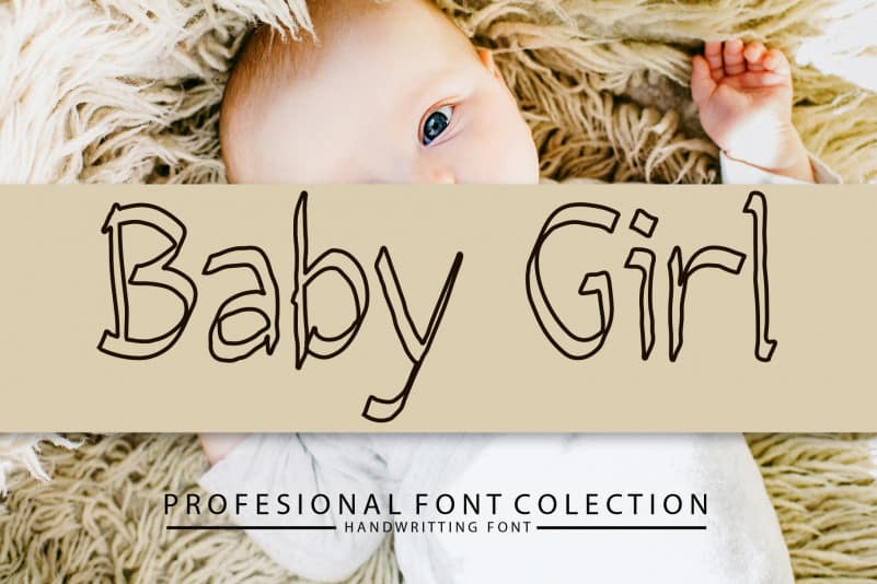 Baby Girl Script Font - UpFonts