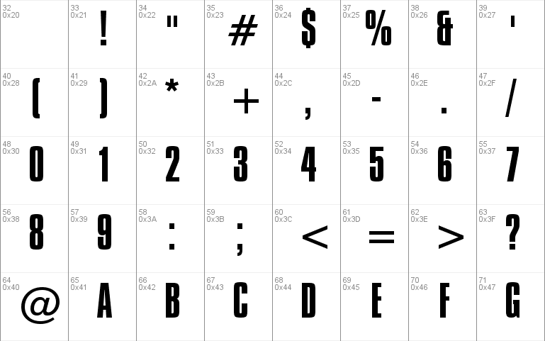 Compacta BT Font - UpFonts