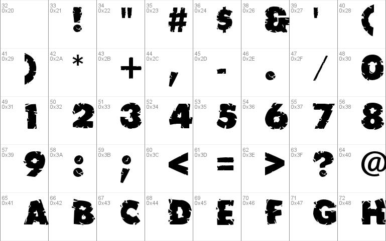 Earthquake Font - UpFonts