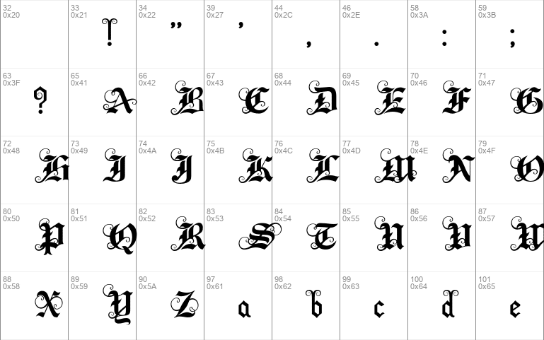 Filigree Font - UpFonts