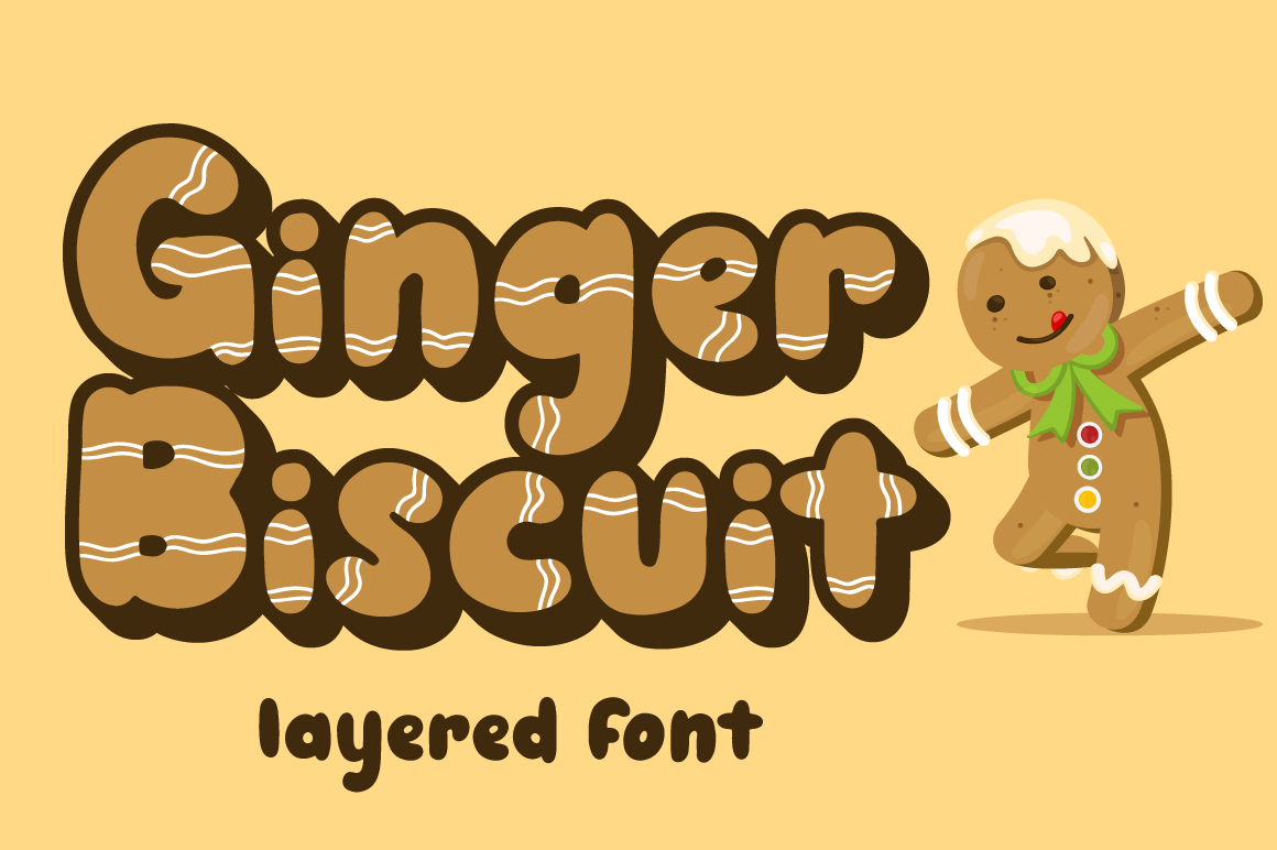 Ginger Biscuit Display Font - UpFonts