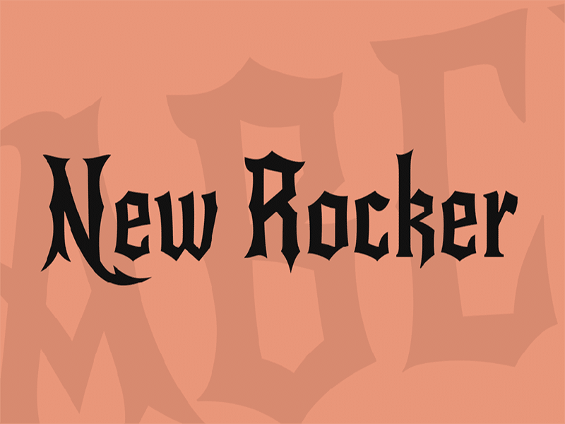 New Rocker Font - UpFonts