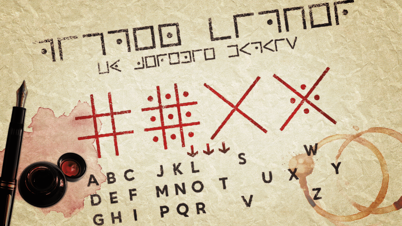 Pigpen Cipher Font - UpFonts