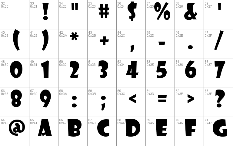 Showcard Gothic Font - UpFonts