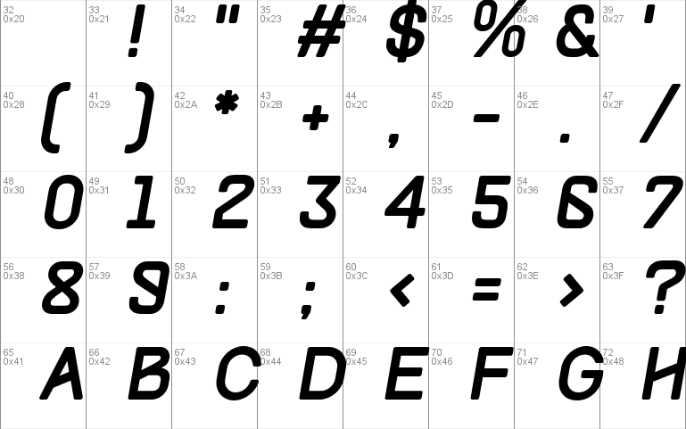 Track Font - UpFonts