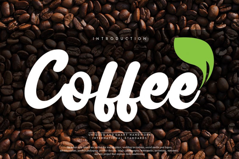 Coffee Script Font - UpFonts