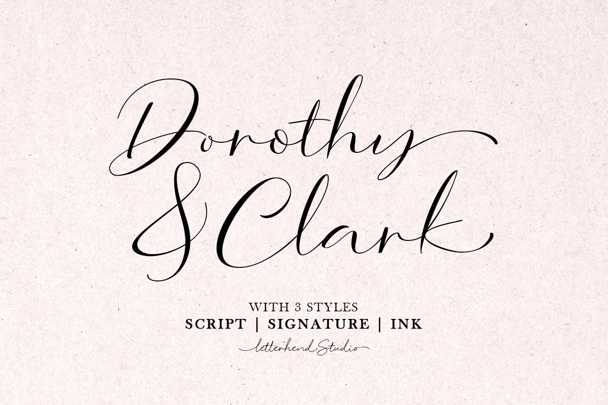 Dorothy Clark Script Font - UpFonts