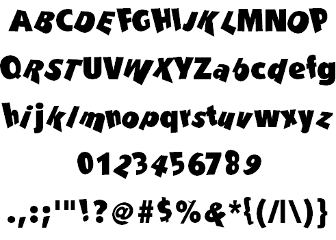 Drunk Font - UpFonts