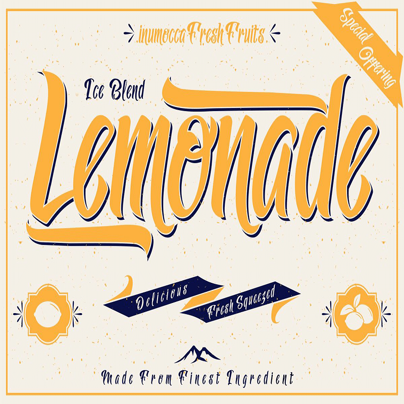 Lemonade Font - UpFonts