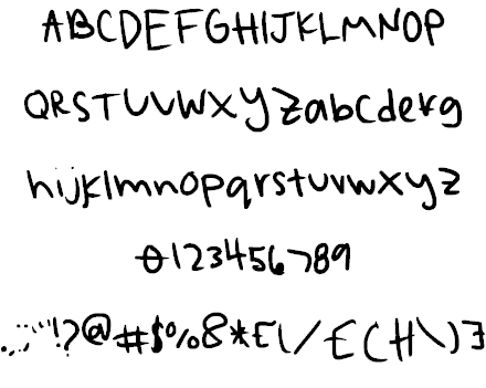 Messy Font - UpFonts