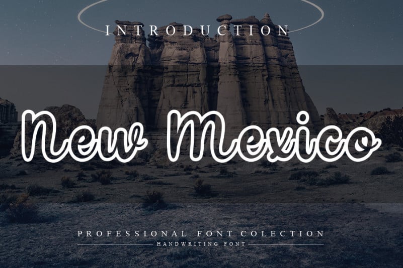 New Mexico Script Font - UpFonts