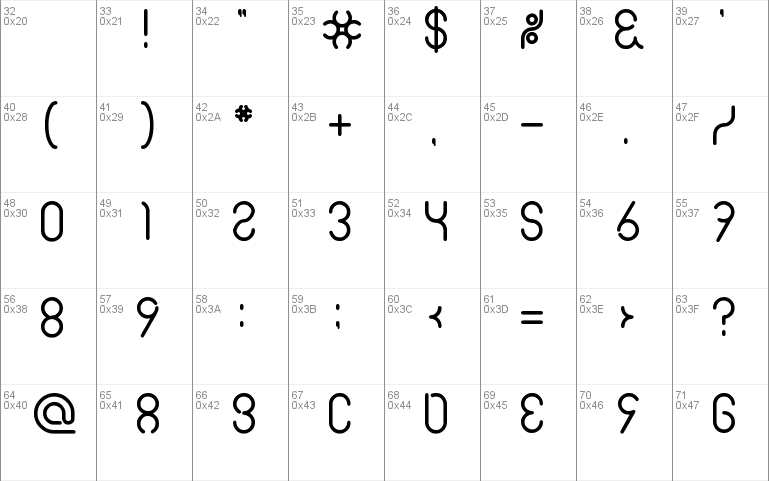 Simple Font - UpFonts